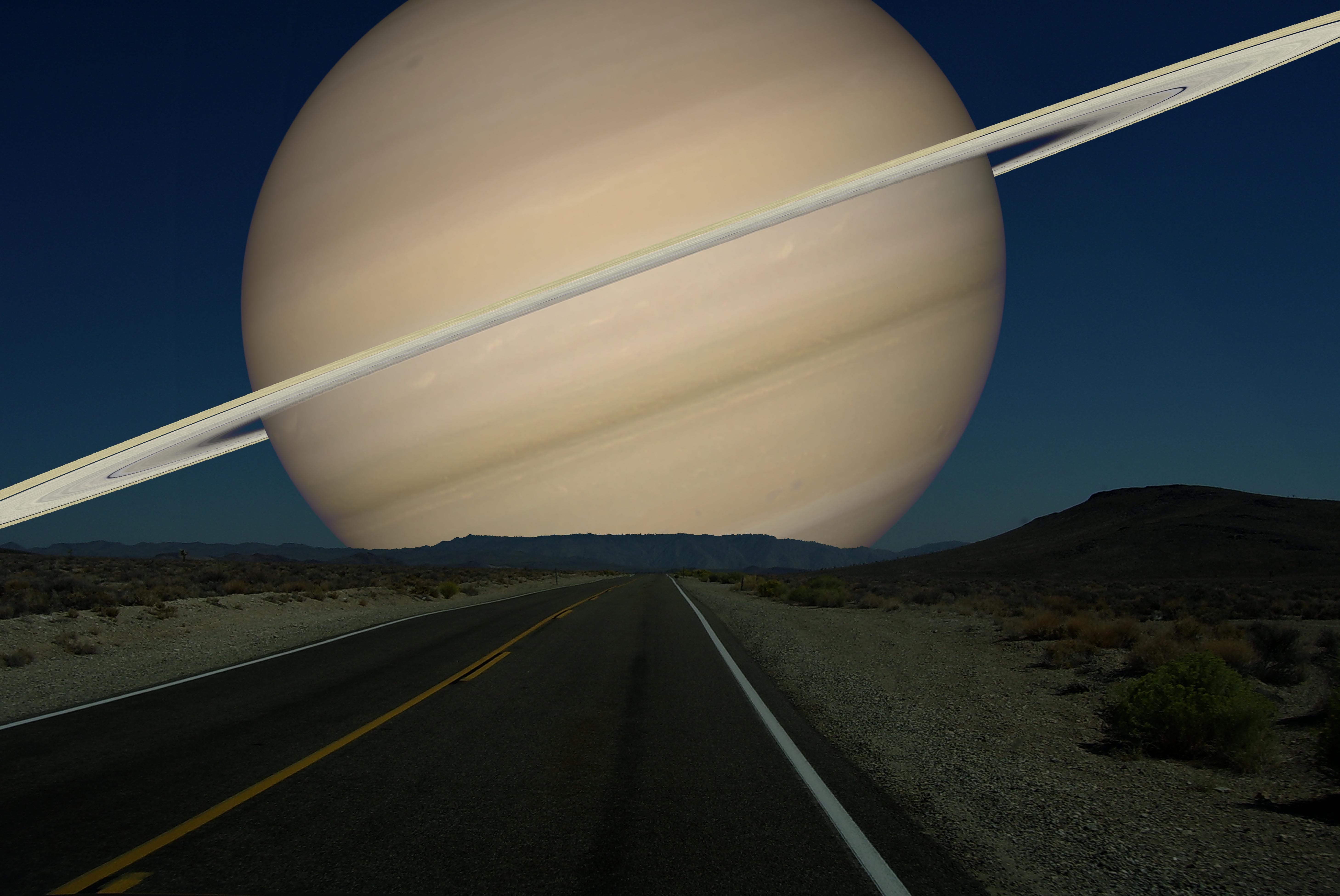 Saturn Instead Of Our Moon Saturn Instead Of Our Moon